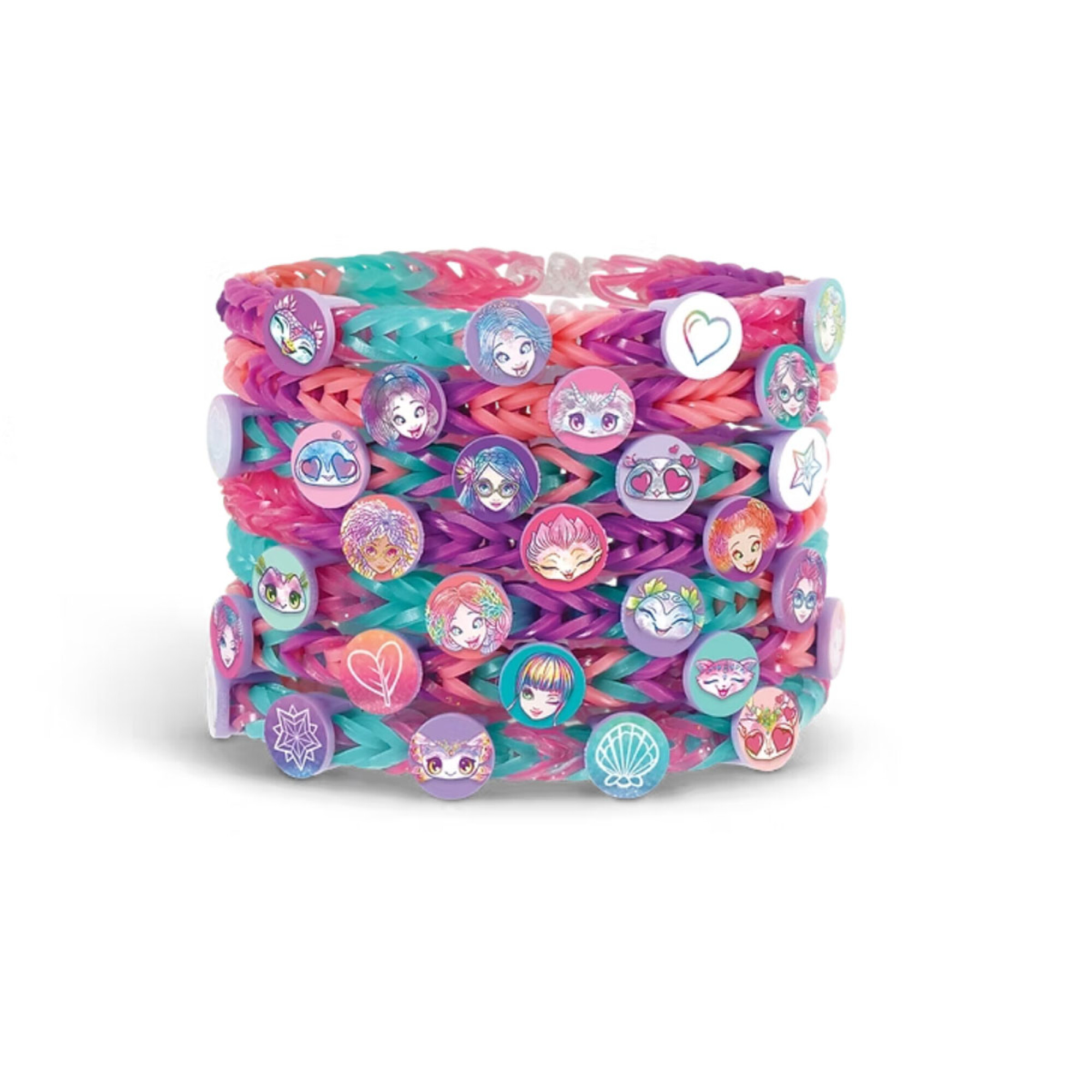 Juego de cuentas para armar Rainbow Loom Nebulous Stars — Los Reyes Magos