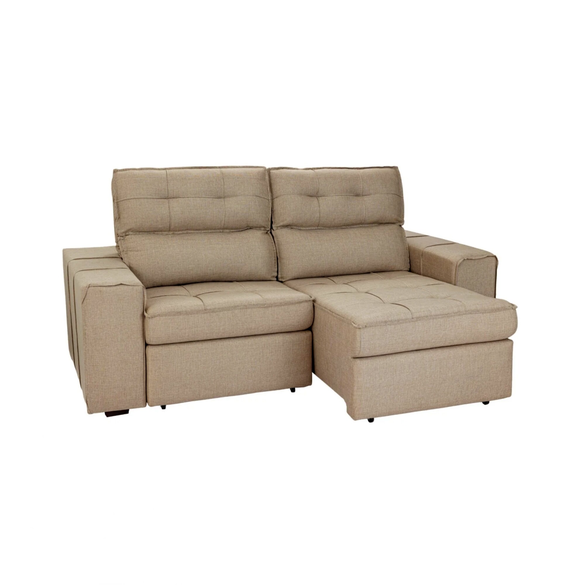 Sillón Cama Denton - 3 Cuerpos - Beige — Rustico Hogar