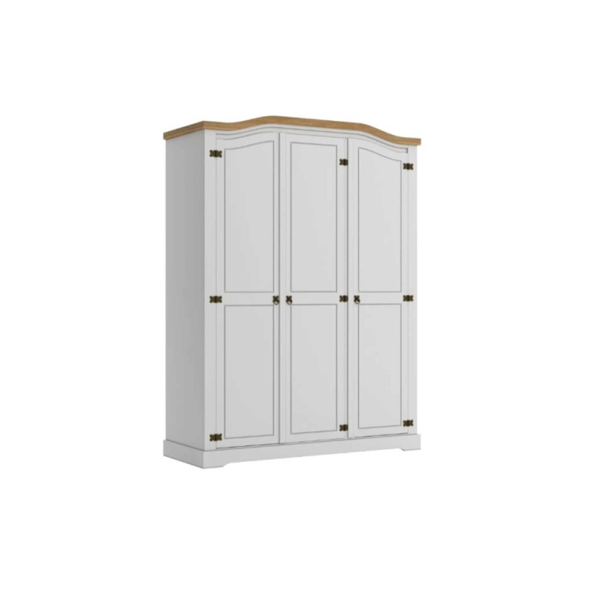 Ropero Mexicano 3 Puertas Blanco 100% Madera — Albanes