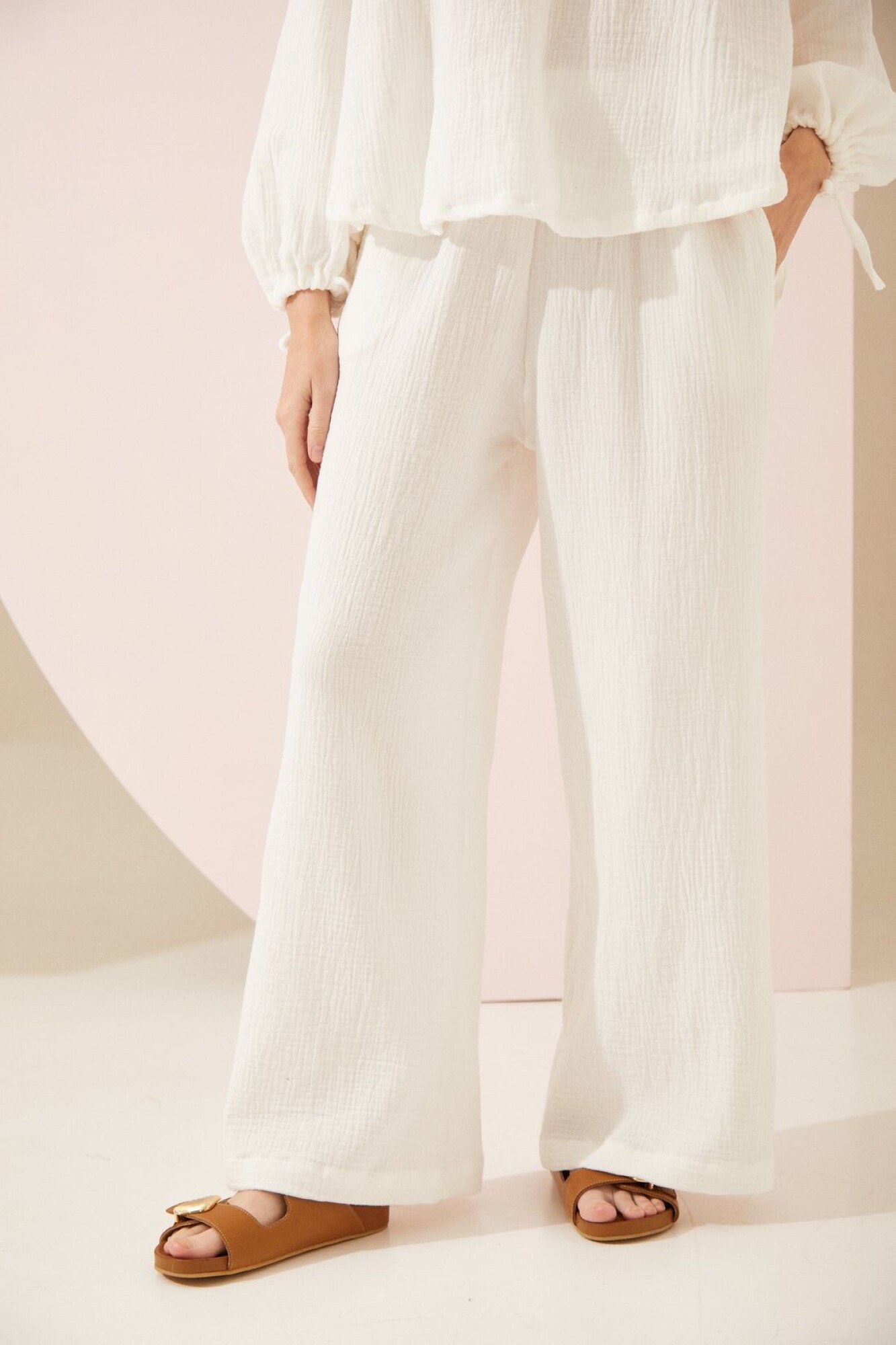 PANTALON BREEZE - BLANCO — Maura Store
