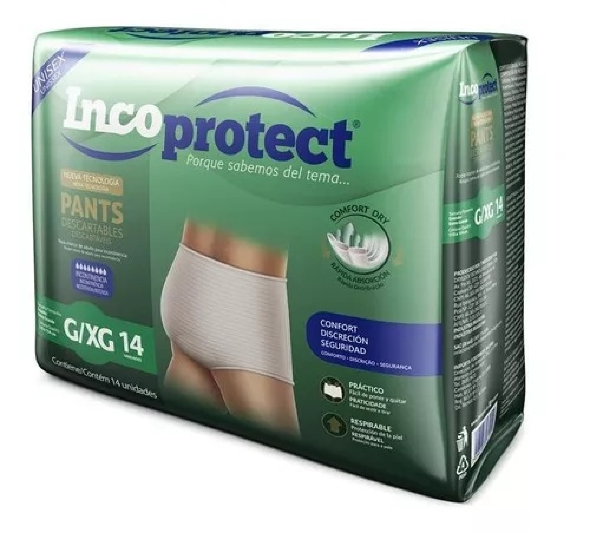 Pants para Adulto Incoprotect G/XG 14 Unidades — San Roque