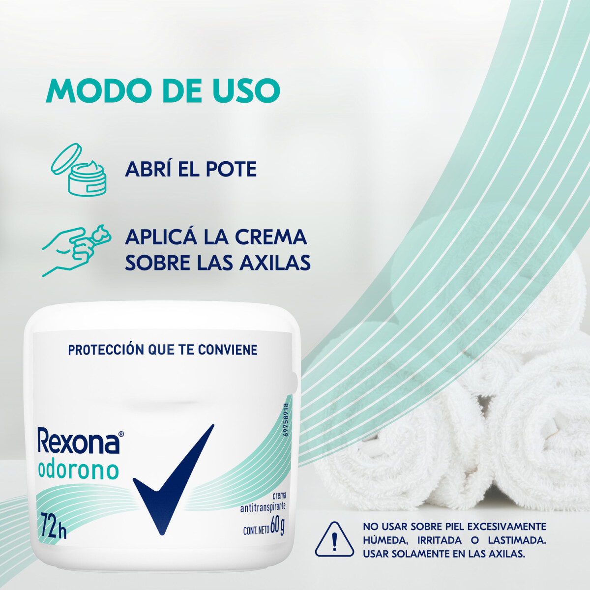 Rexona Desodorante Antitranspirante Crema Odorono Femeninom — San Roque