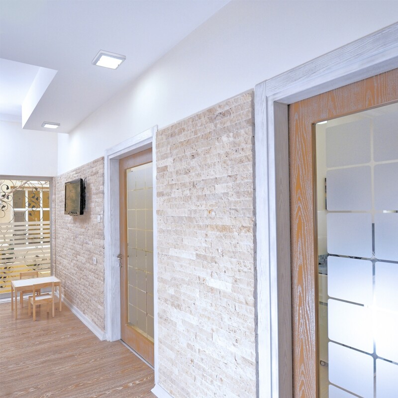 Panel LED LEDVANCE OSRAM Slim Cuadrado De Adosar 24W Luz Cálida — Serlux