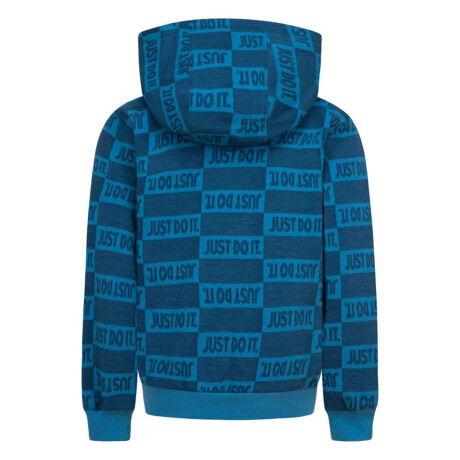 Abrigo Textured Club Felpa Polera de Niño - Azul — Tienda Soy Santander
