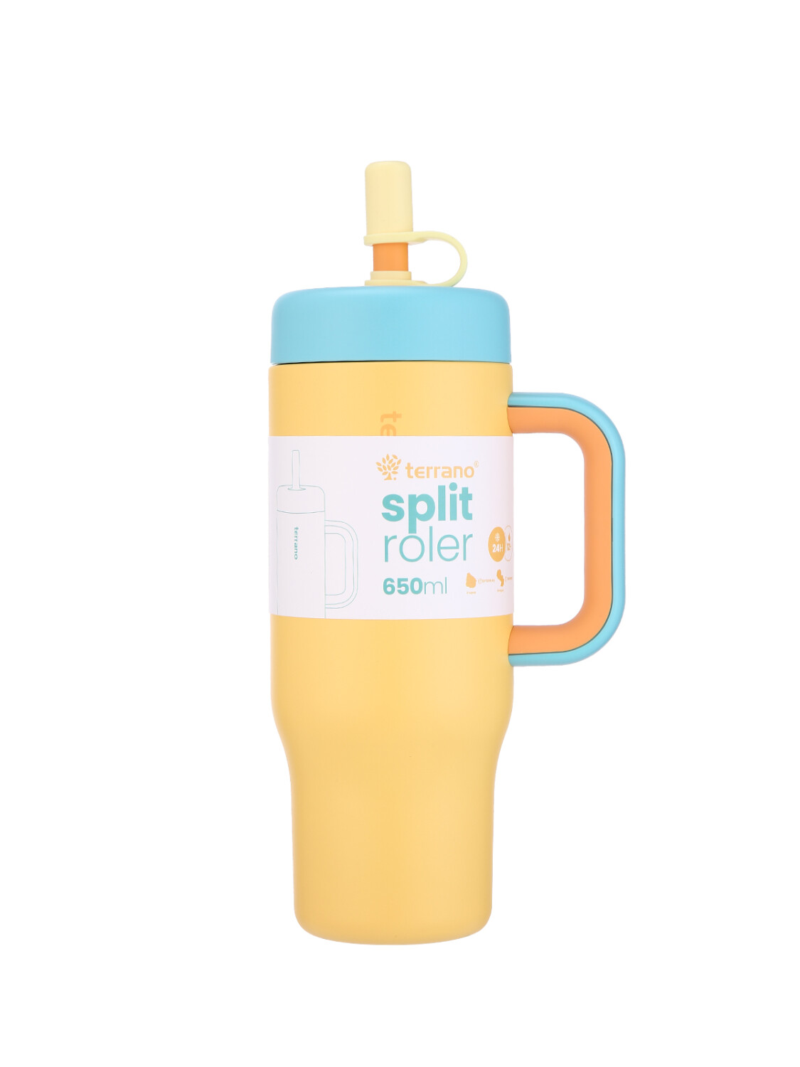 VASO SPLIT ROLER 650ML. - Mostaza — Terrano