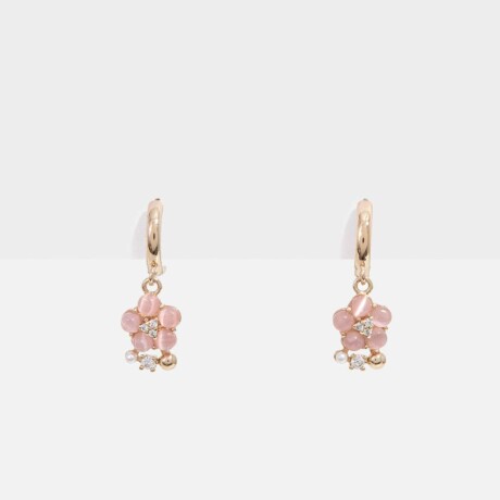 Argollas Con Flores - Dorado — Tienda Soy Santander