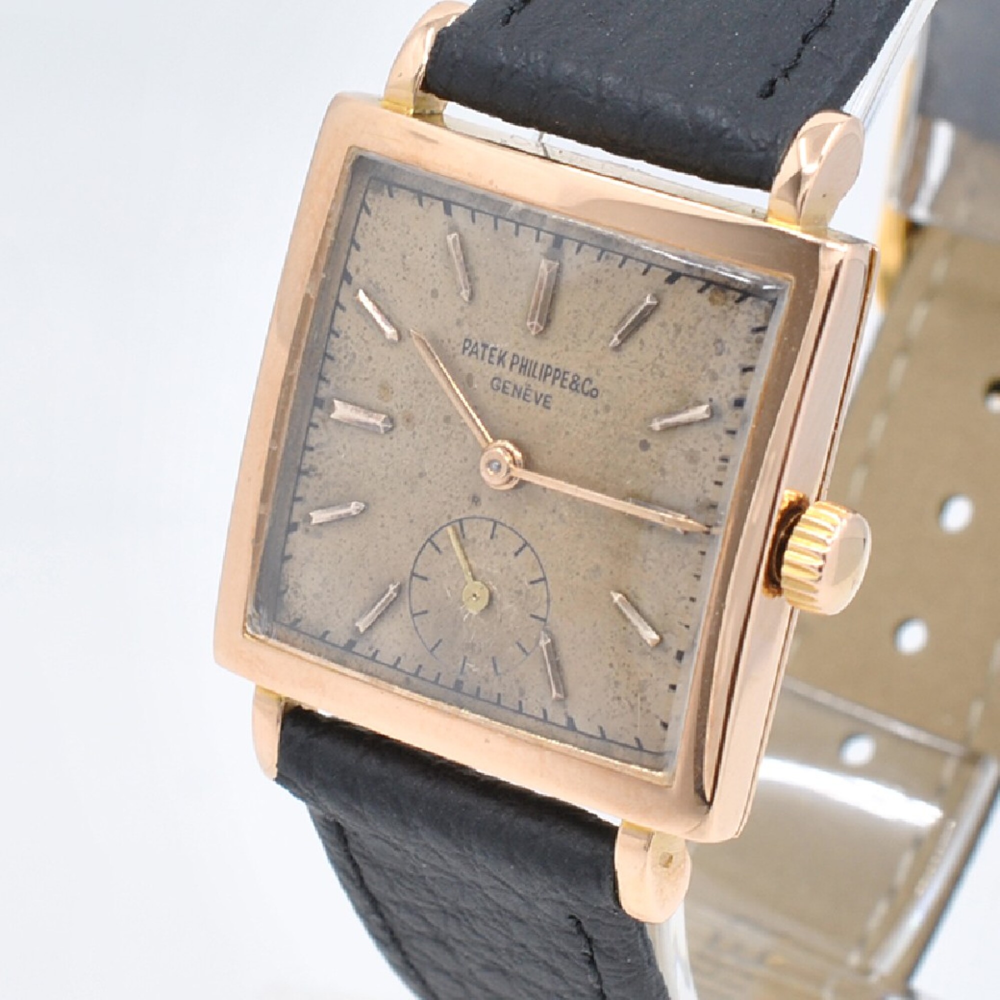 Reloj Patek Philippe 18K Oro Rosa 1431 Año 1948. Caja 27 Mm Con ...
