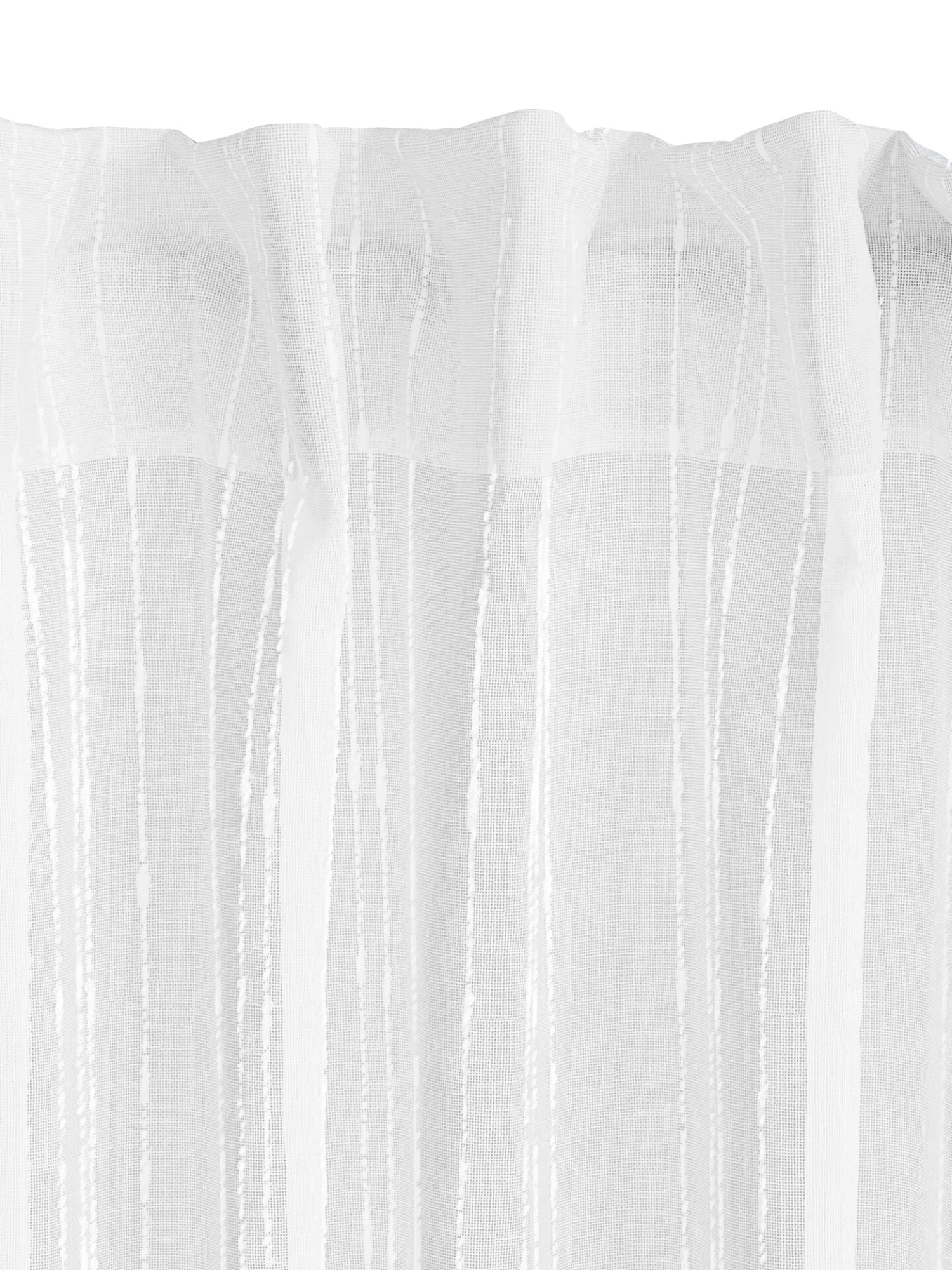 Cortina SKORPA 1x140x300 rayas blanco — JYSK