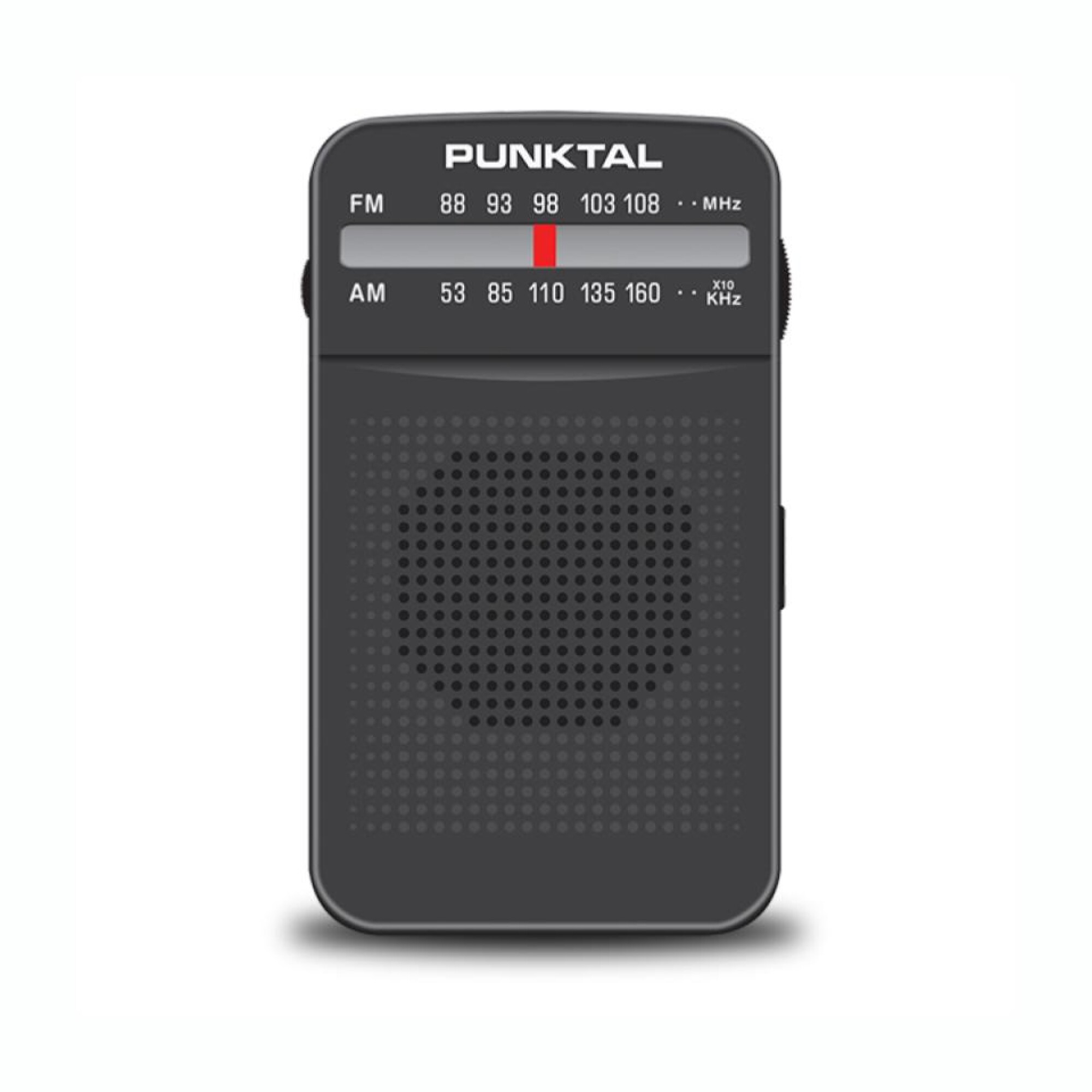 Radio Portátil Clásica PUNKTAL PK-24 AM/FM - Negro — AMV Store