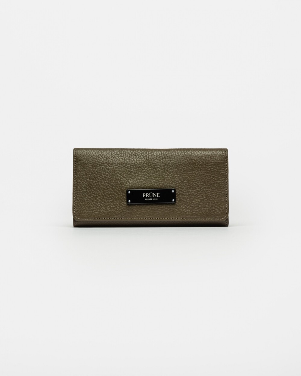 Billetera Mia En Cuero Graneado - Verde — Prüne