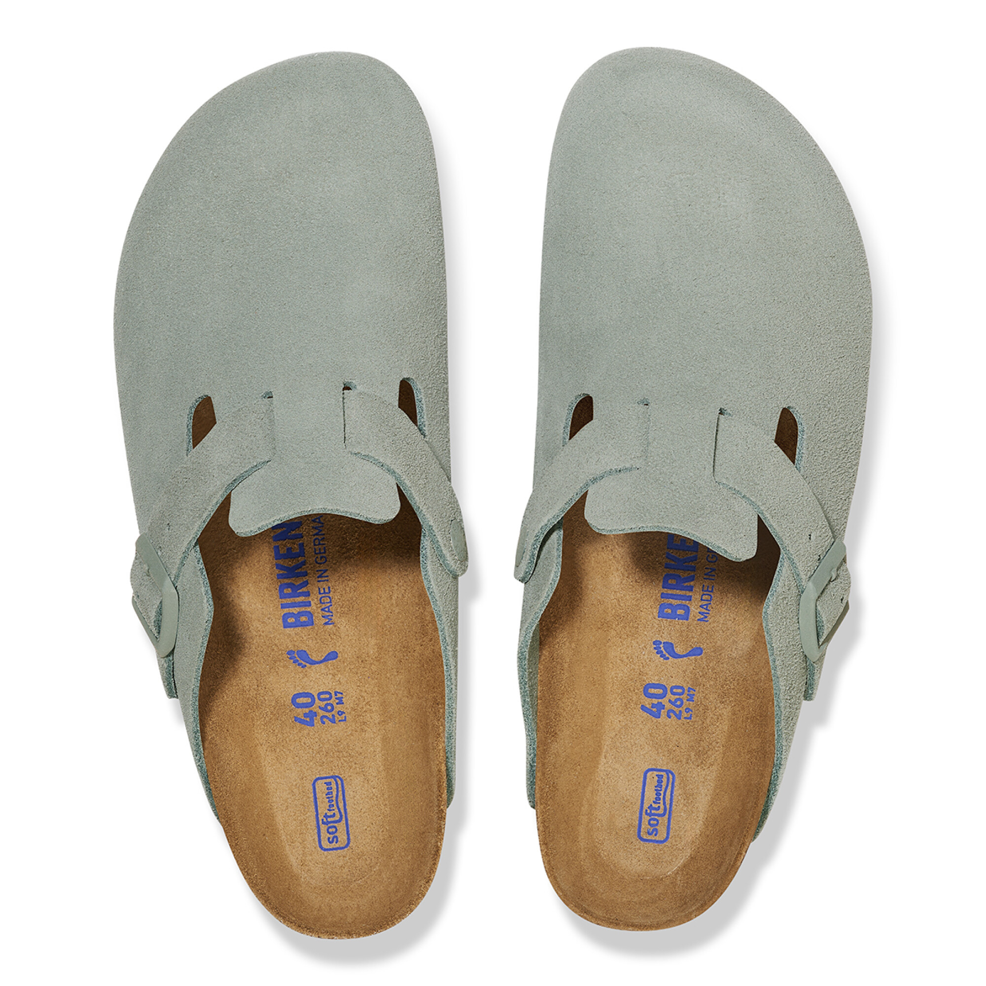 Zueco Boston SFB LEVE - Estrecho - Pure Sage — Birkenstock