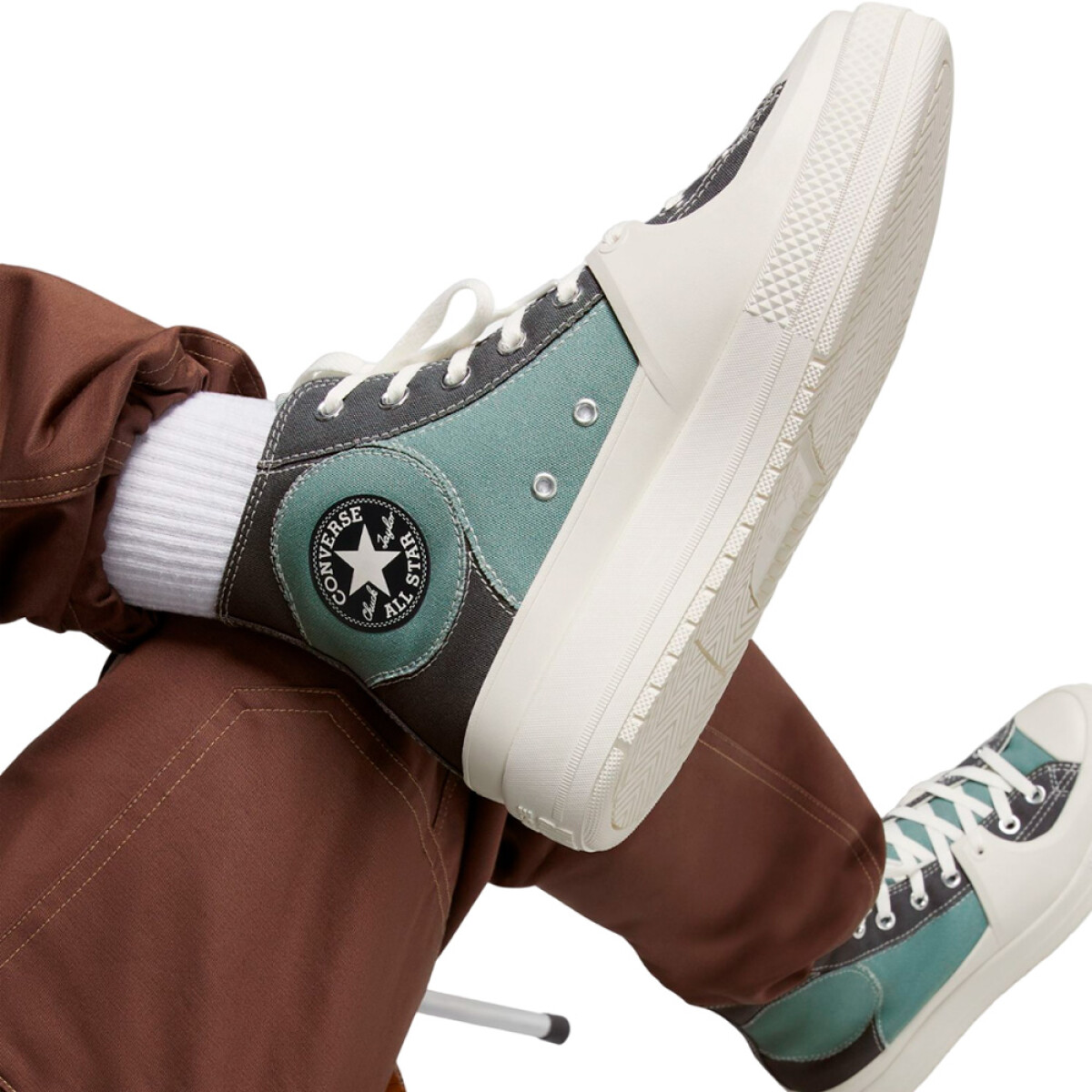 CONVERSE CHUCK TAYLOR CONSTRUCT - Aqua/Grey/White — Zooko