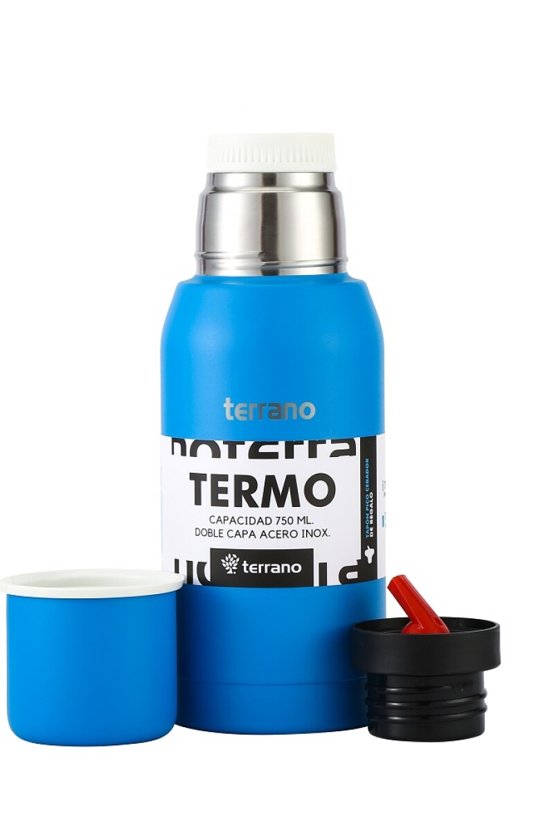 TERMO TERRANO 750ML - AZUL ELECTRICO — Mate Charrúa