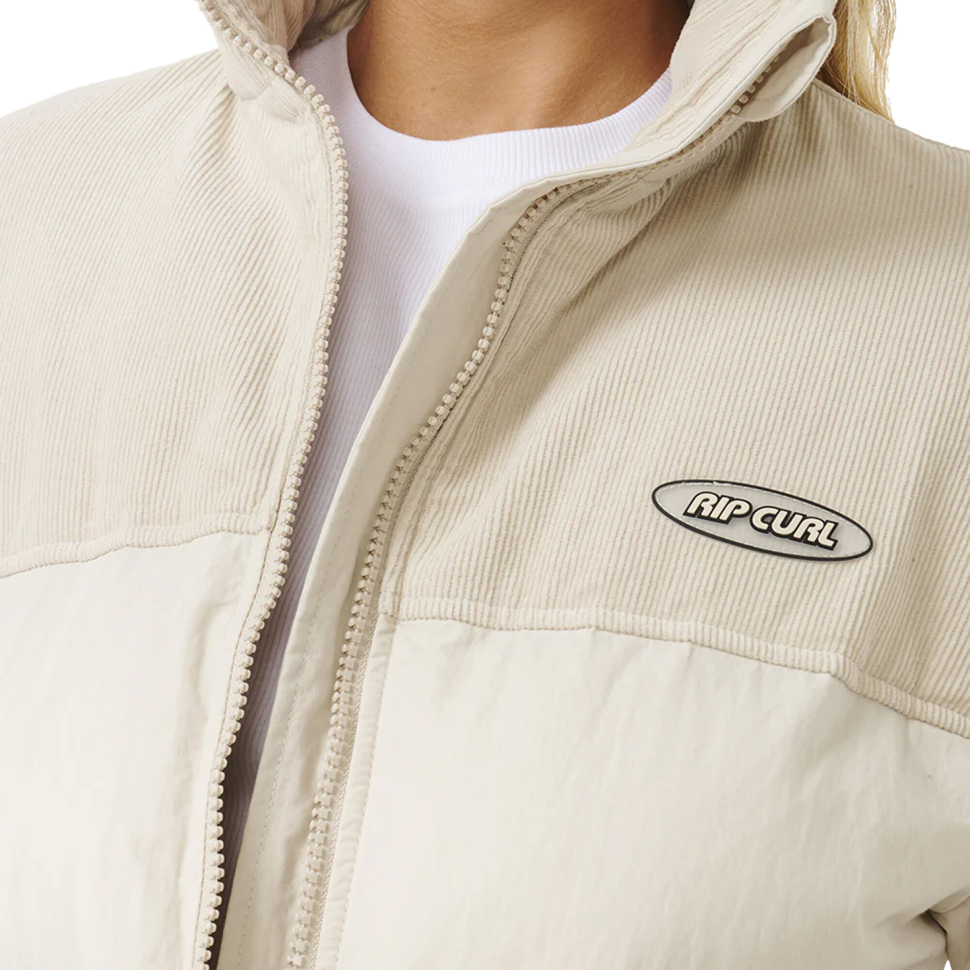 Campera Rip Curl High Tide Mixed Cord Puffer — La Isla