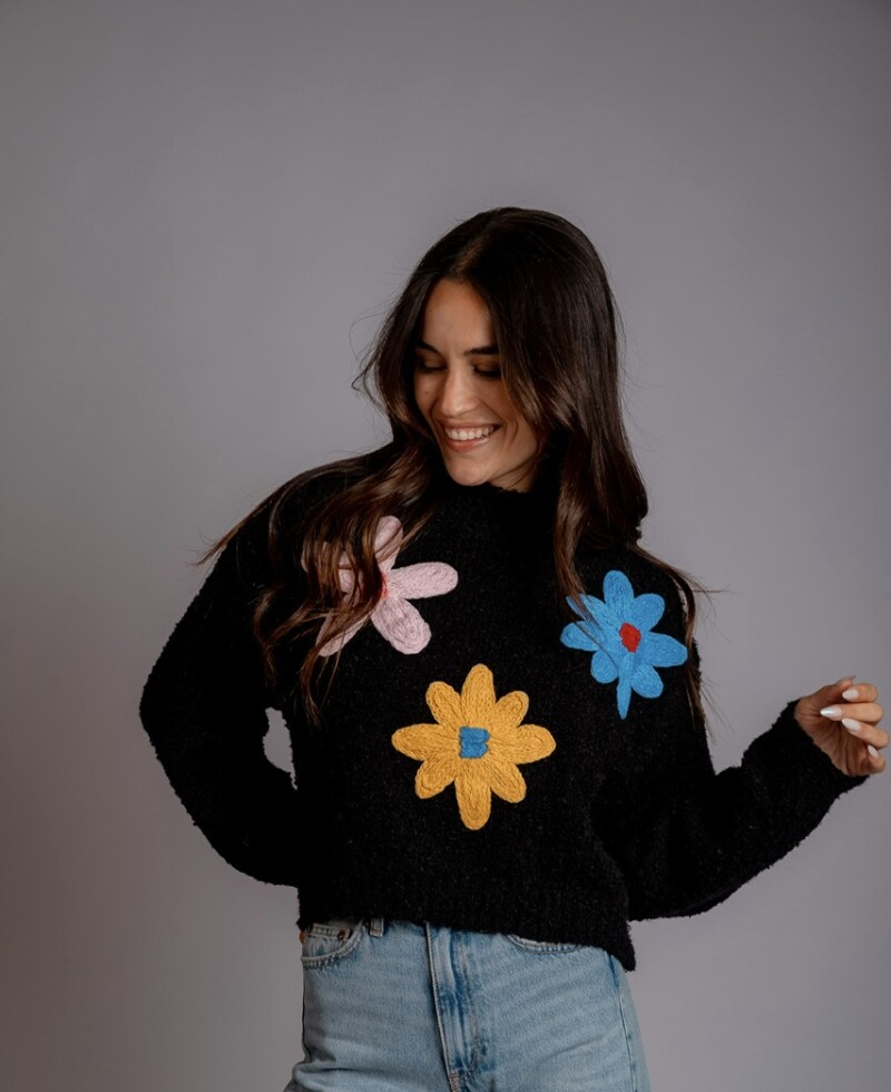 Buzo Sophie (PRE VENTA) - negro — Bianca Store