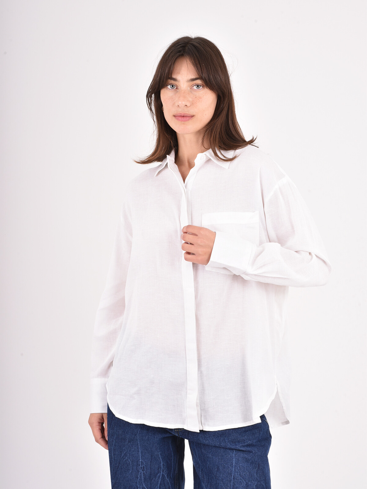 CAMISA MOLINA - BLANCO — Guapa - Paprika