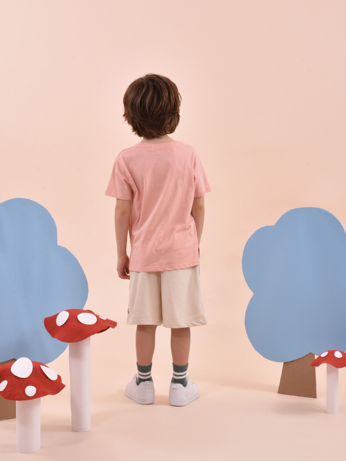 REMERA FELIPE BOY - CORAL — Guapa