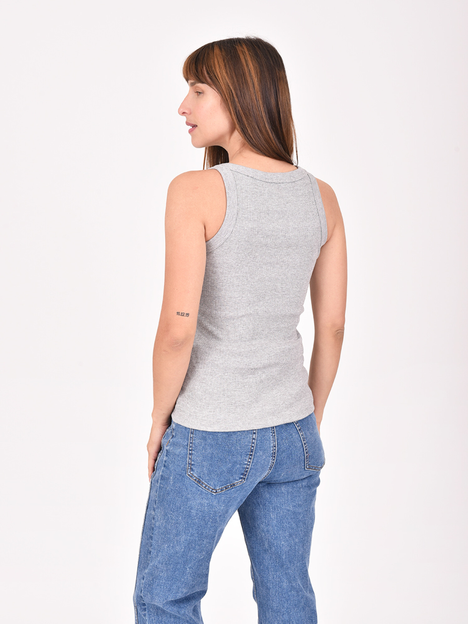 MUSCULOSA EMBAR - GRIS MELANGE M — Guapa - Paprika