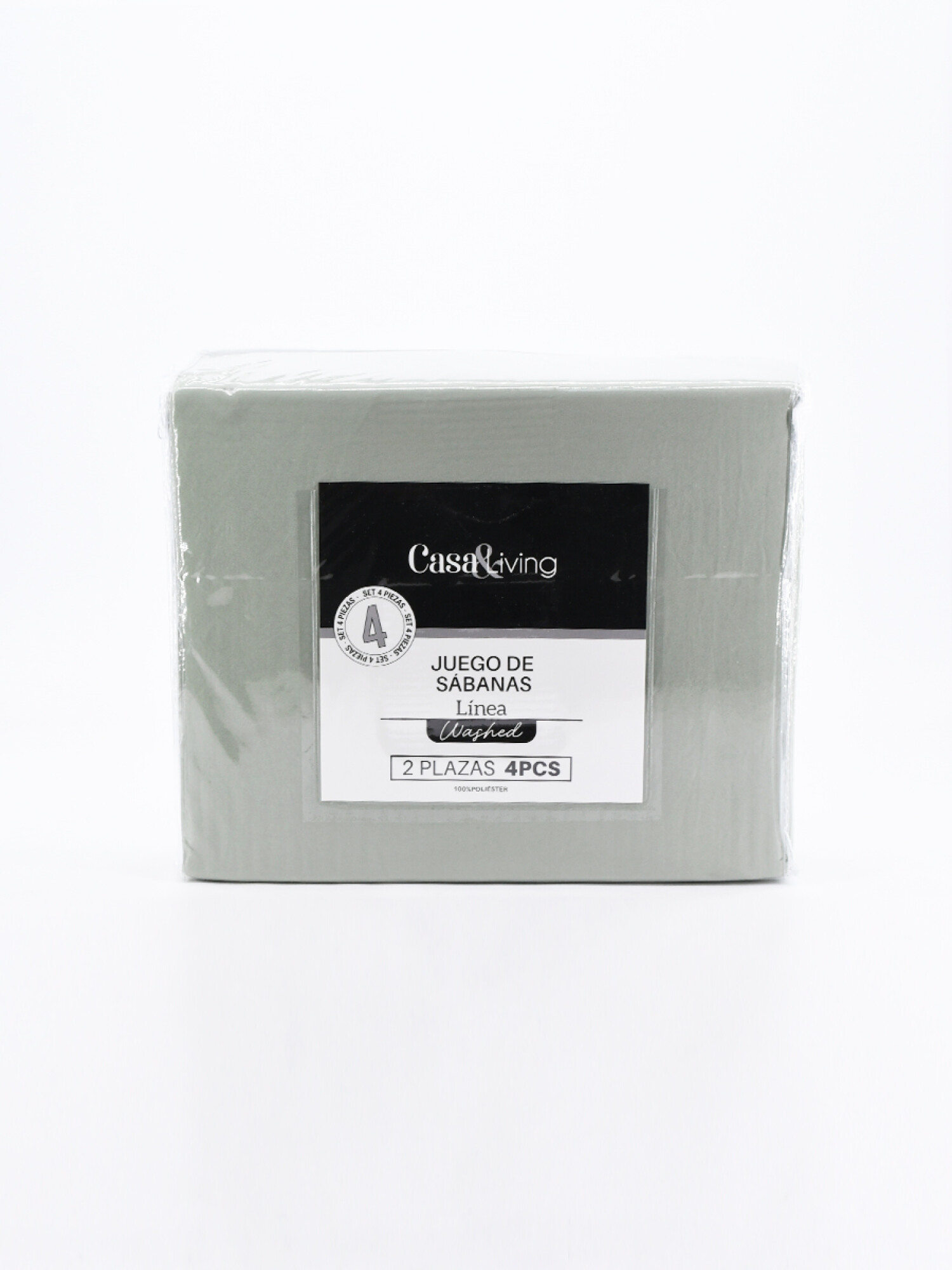 SABANAS JUEGO WASH 2 PLAZAS - VERDE — Guapa - Paprika