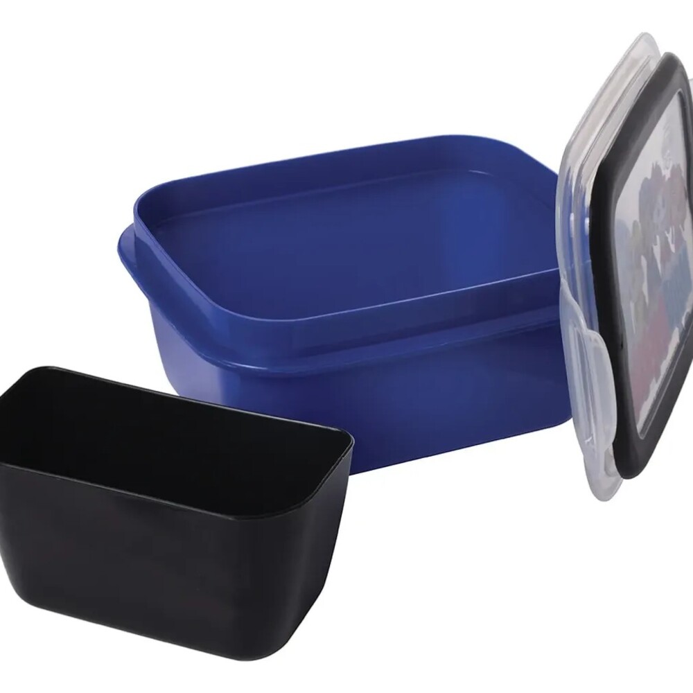 Tupper con reparticion tipo vianda PAW PATROL - azul — MVD Kids