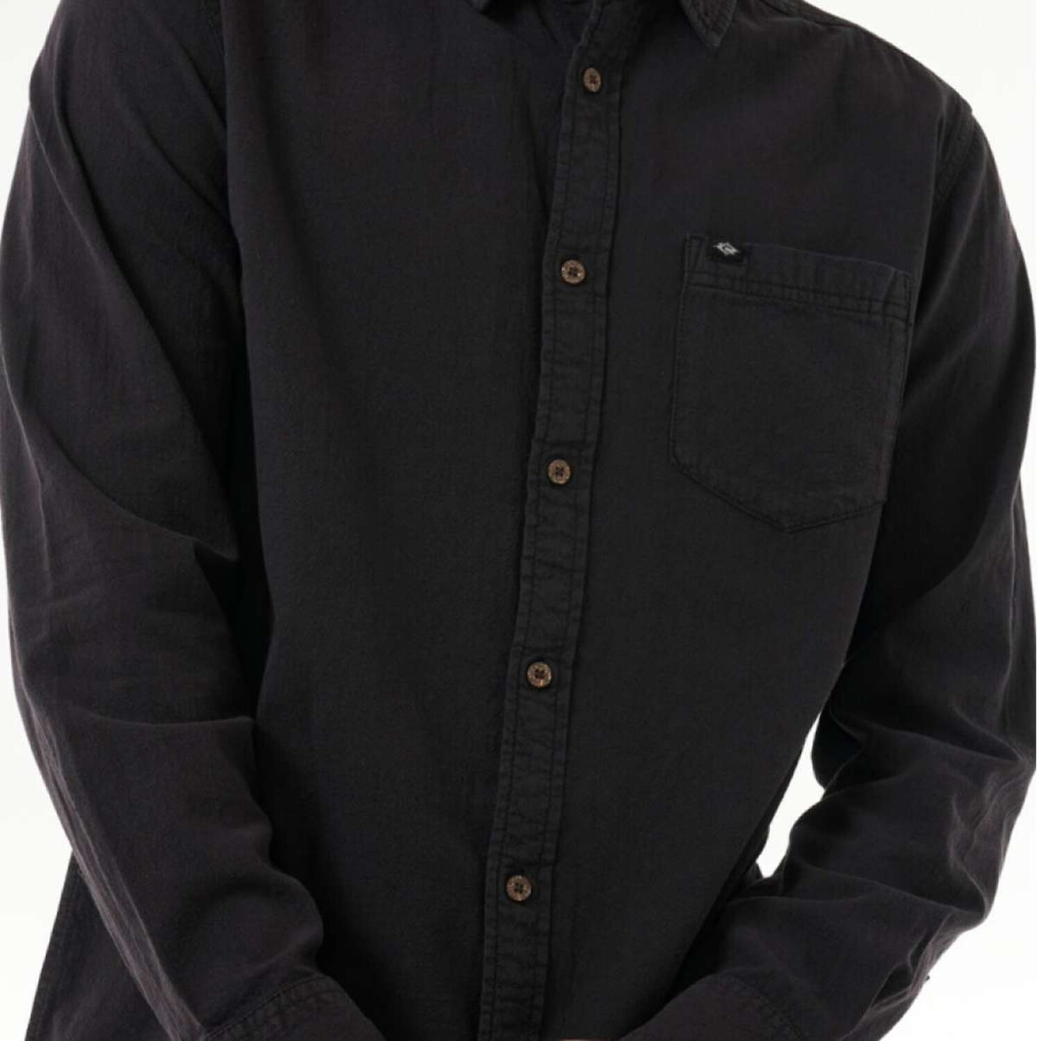 Camisa Rip Curl Classic Surf Washed - Negro — Tienda Soy Santander