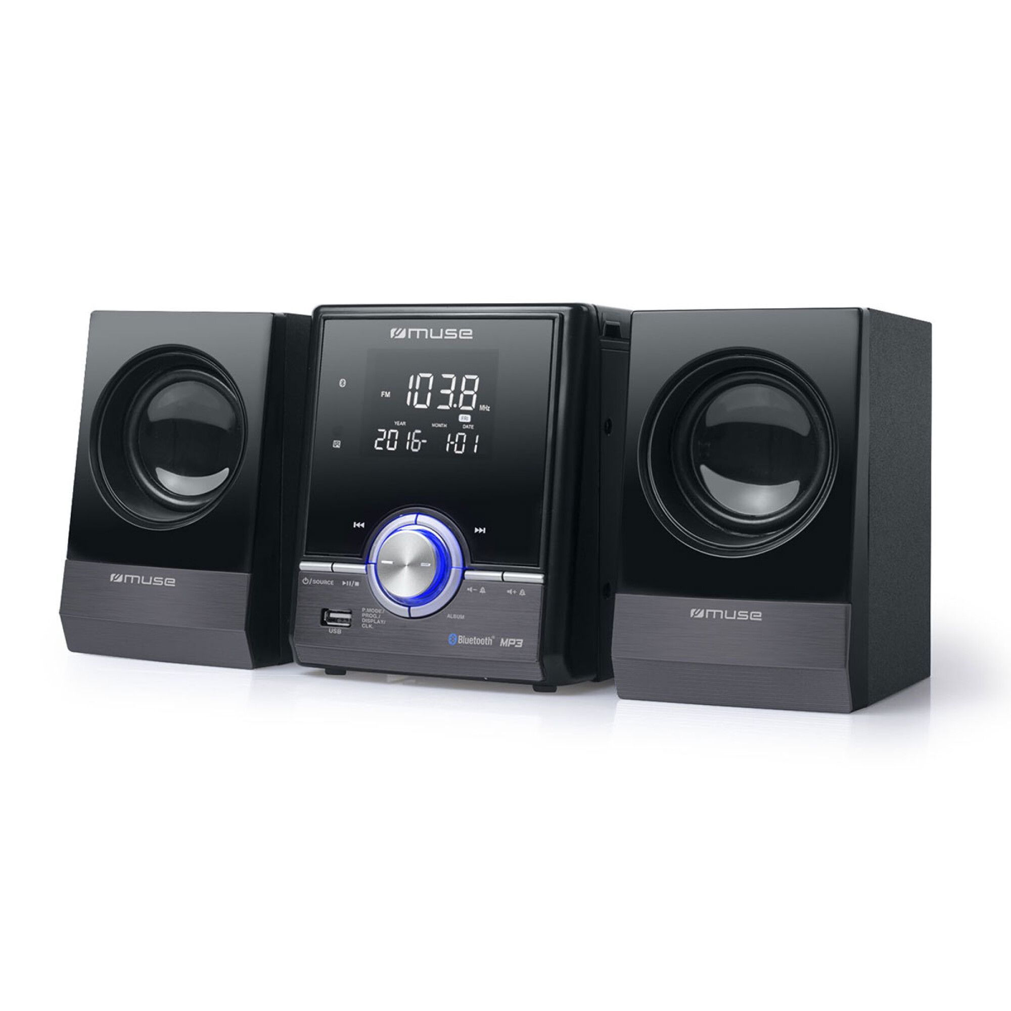 Minicomponente Muse M38bt Reproductor Cd Y Bluetooth — Palacio de la Música