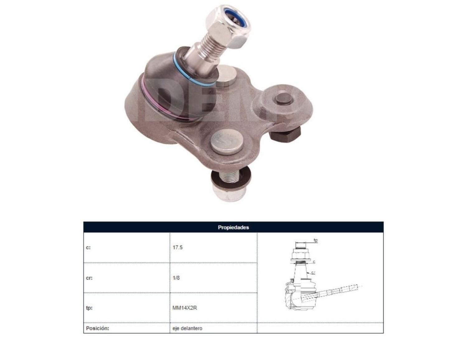 Rotula Honda Crv 07-15 Der/Izq — Larrique Rulemanes