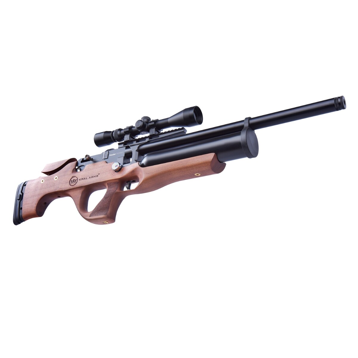 Rifle Chumbera PCP Puncher Ekinoks Semi-auto Calibre 5.5mm Walnut ...