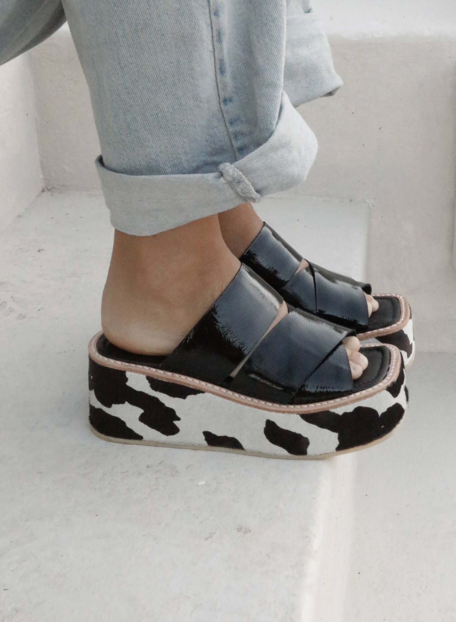 Sandalias Córcega Vaca — Percibal