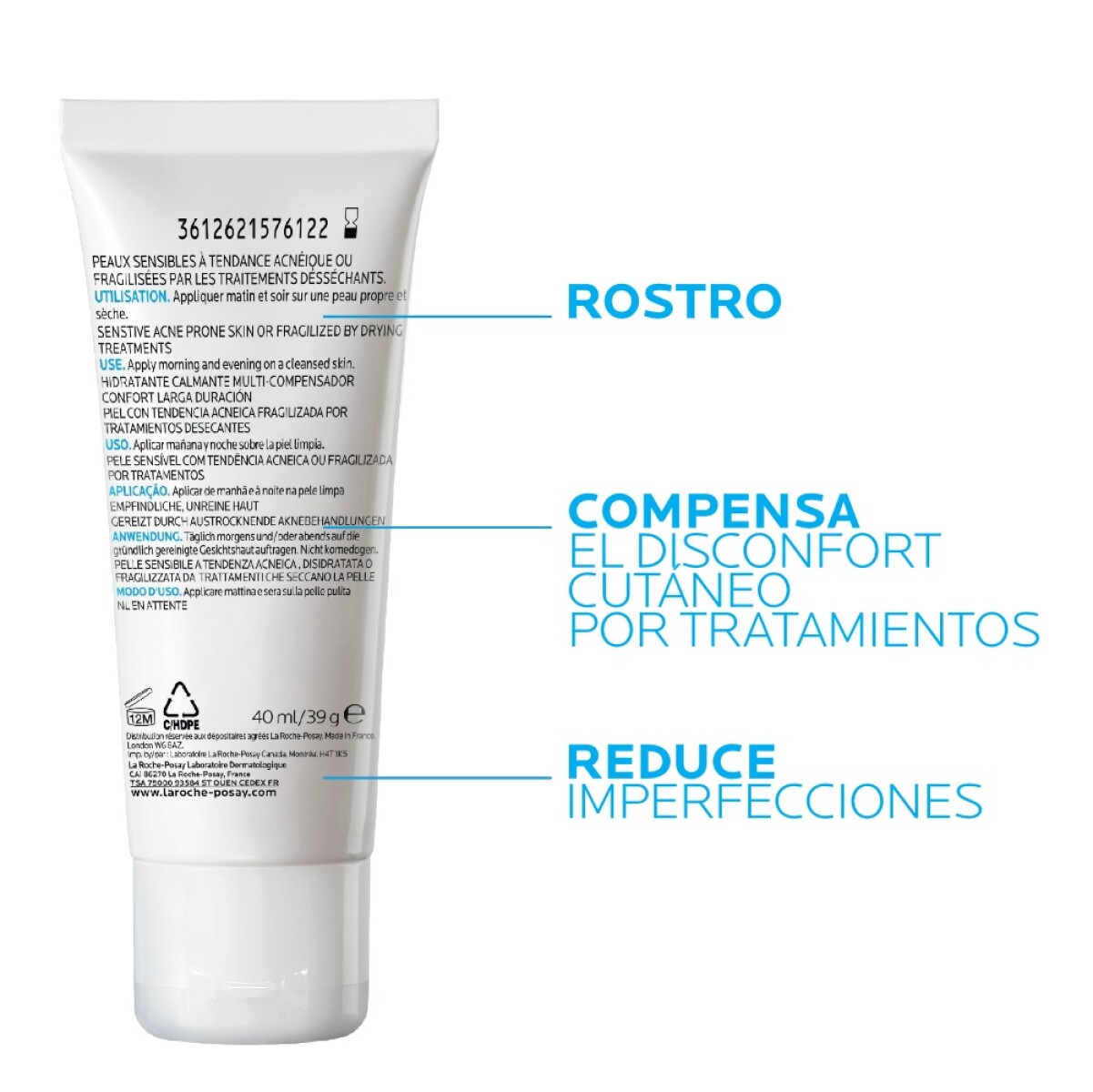 Effaclar H Iso-biome La Roche Posay 40 Ml. — Farmacia El túnel