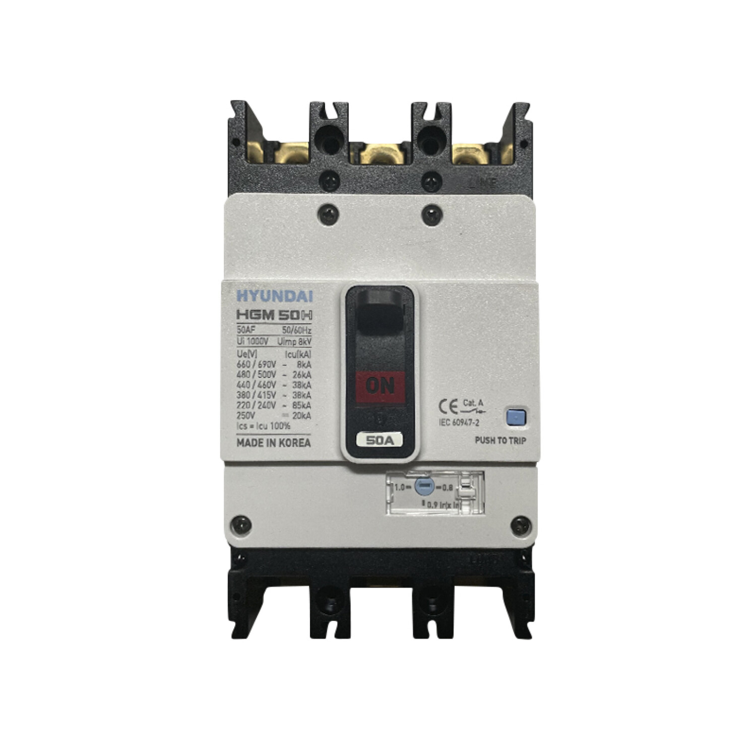 Llave industrial caja moldeada reg. 3P 40-50A 25kA - HY4105 — Fivisa