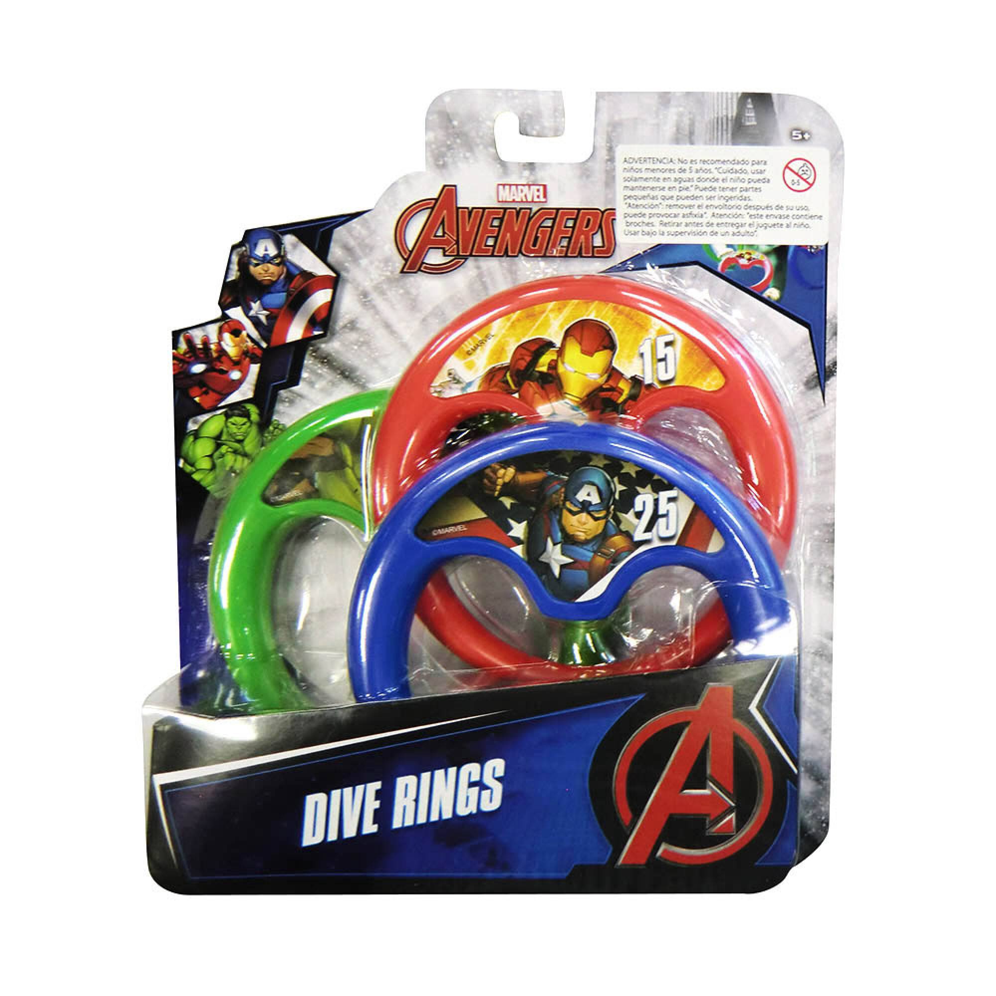 Pack x3 Aros Sumergibles Avengers — Cartoons