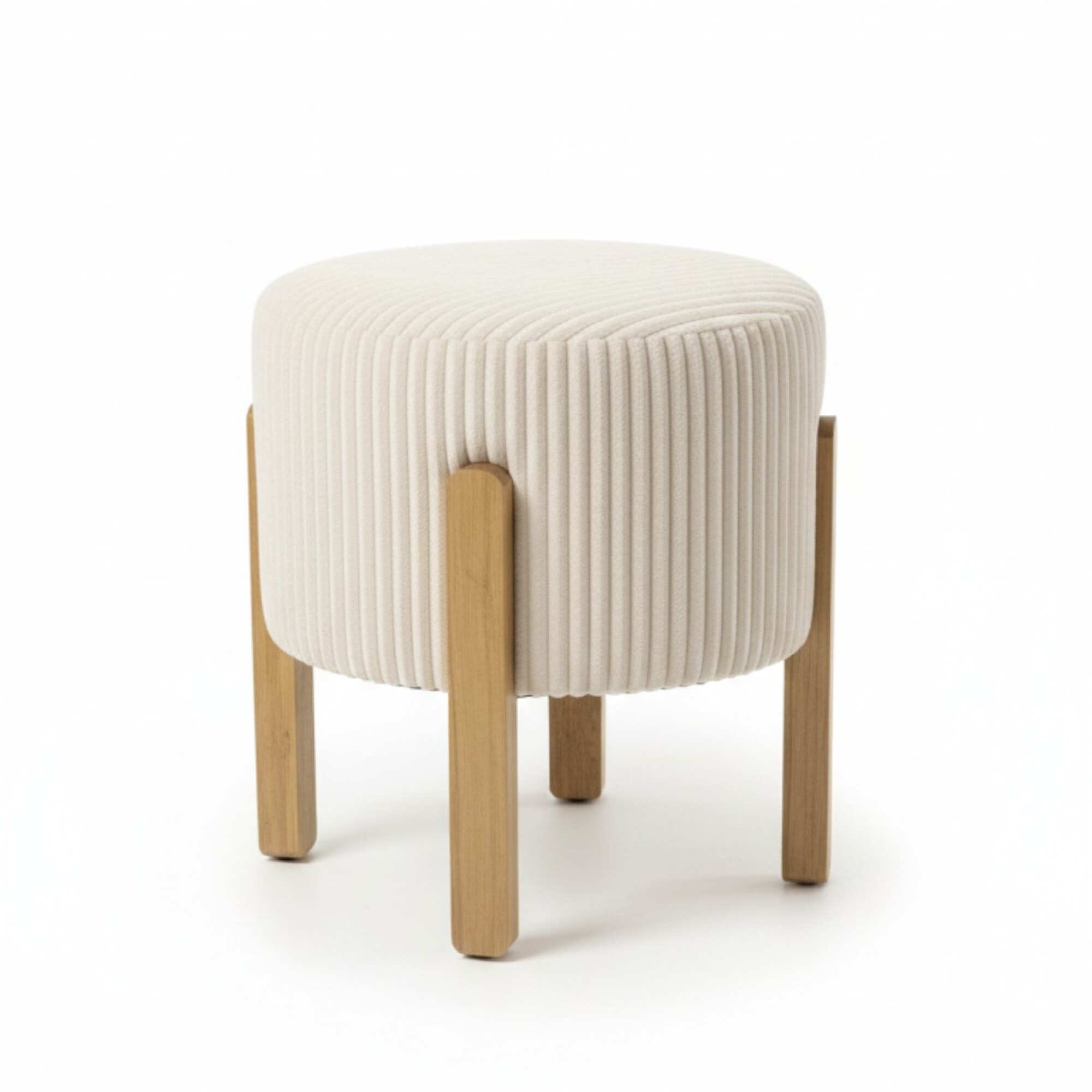 PUFF BEIGE CL 35CM — Feria Asuncion