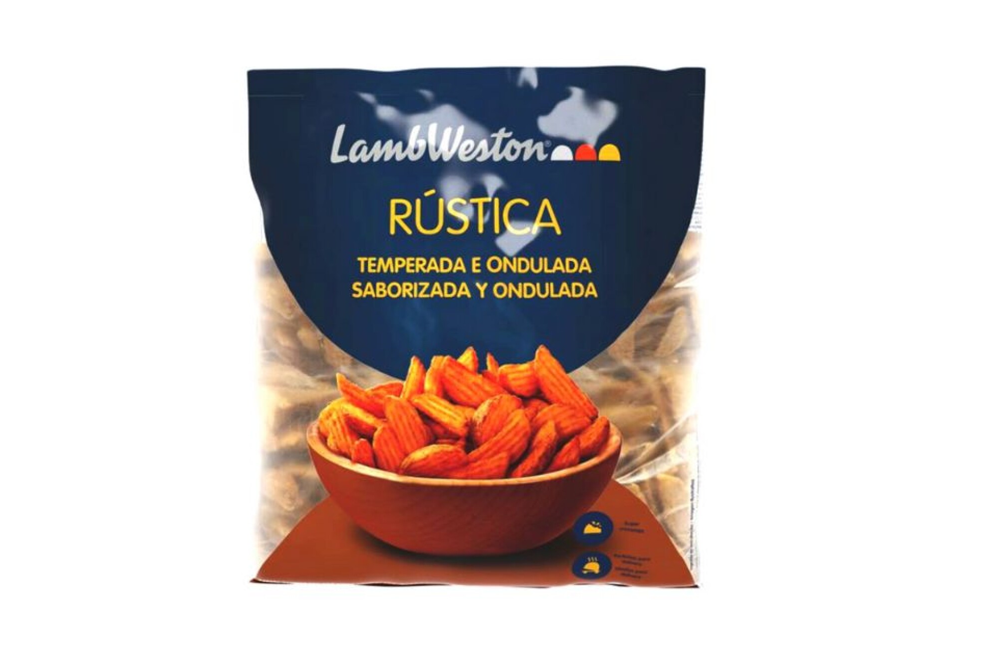 PAPAS RUSTICAS CONDIMENTADAS LAMB WESTON 2KG (WEDGES) — Hola Congelados