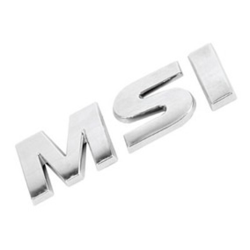 EMBLEMA "MSI" GOL G5 / G6 — Familcar