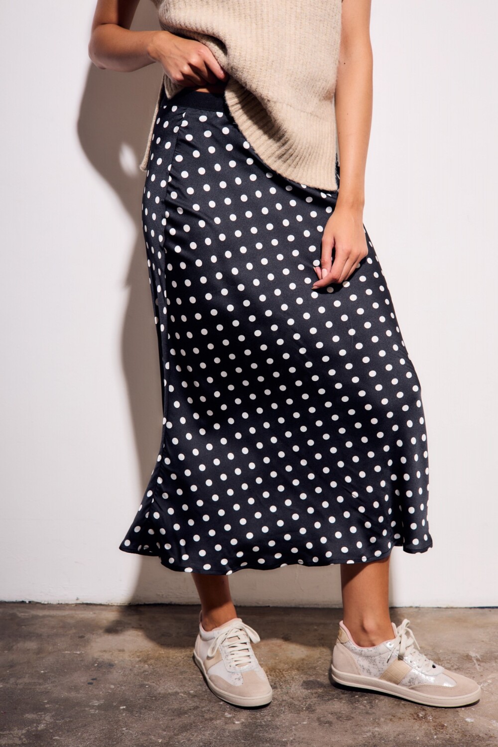 Falda Lunares - Negro — Lemon