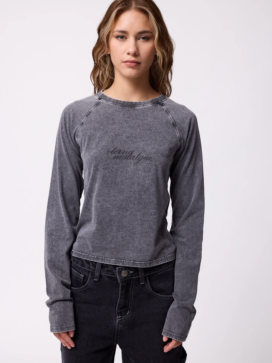 T-SHIRT M/L LEPAN DIXIE - Gris Oscuro — Dixie