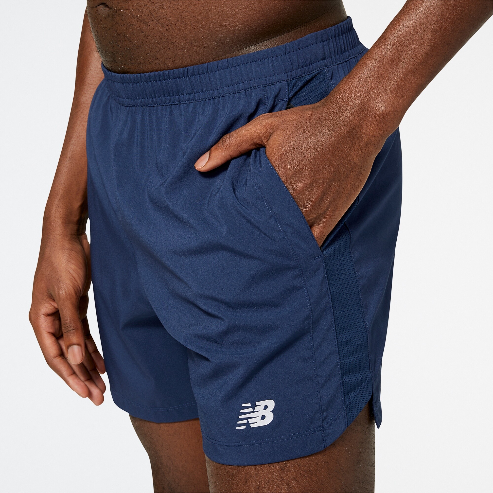 Short New Balance de hombre - 5 Inch - MS23228NGO - BLUE — New Balance