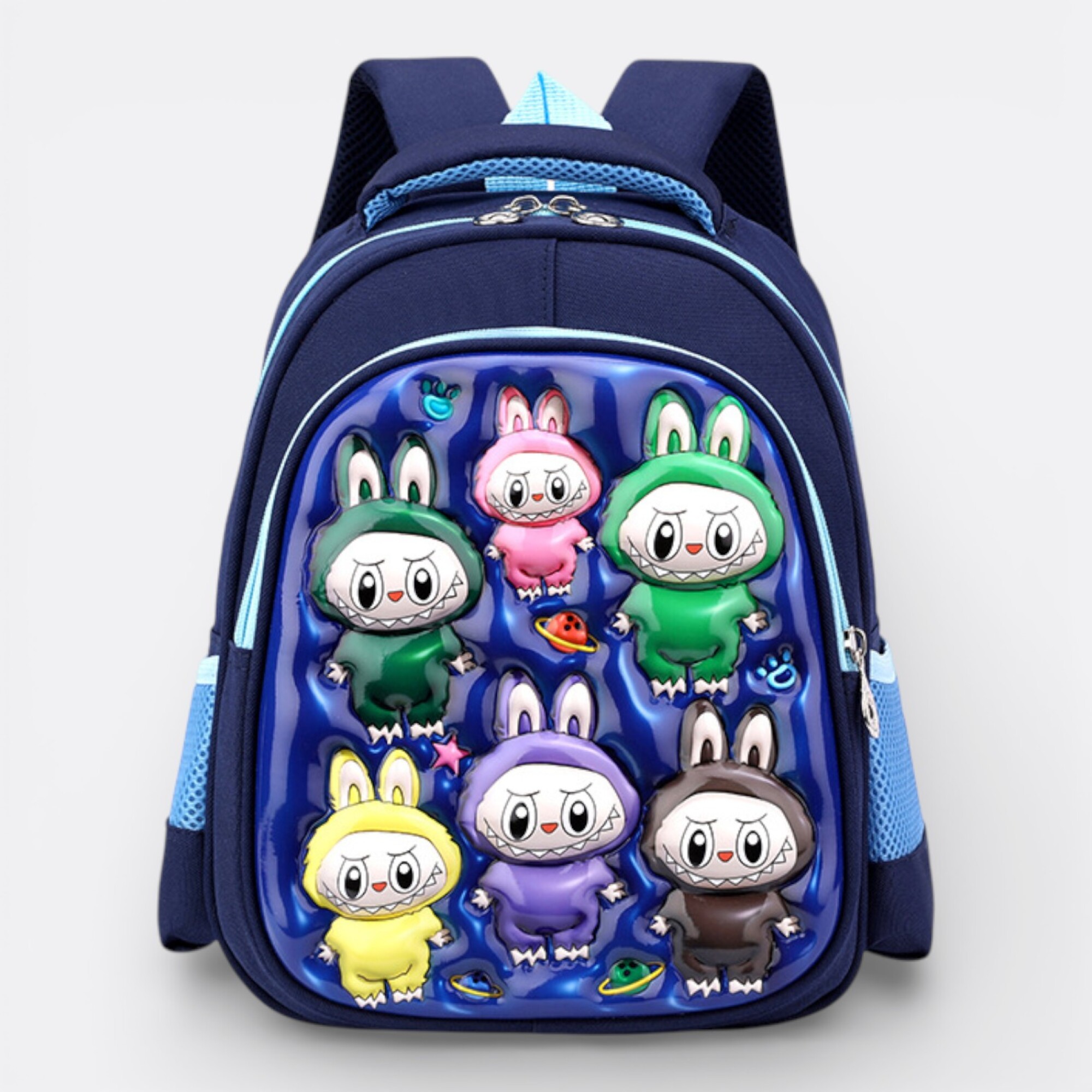 Mochila Capibara Labubu Preescolar 3d Relieve - Labubu Órbita — Que Regalo