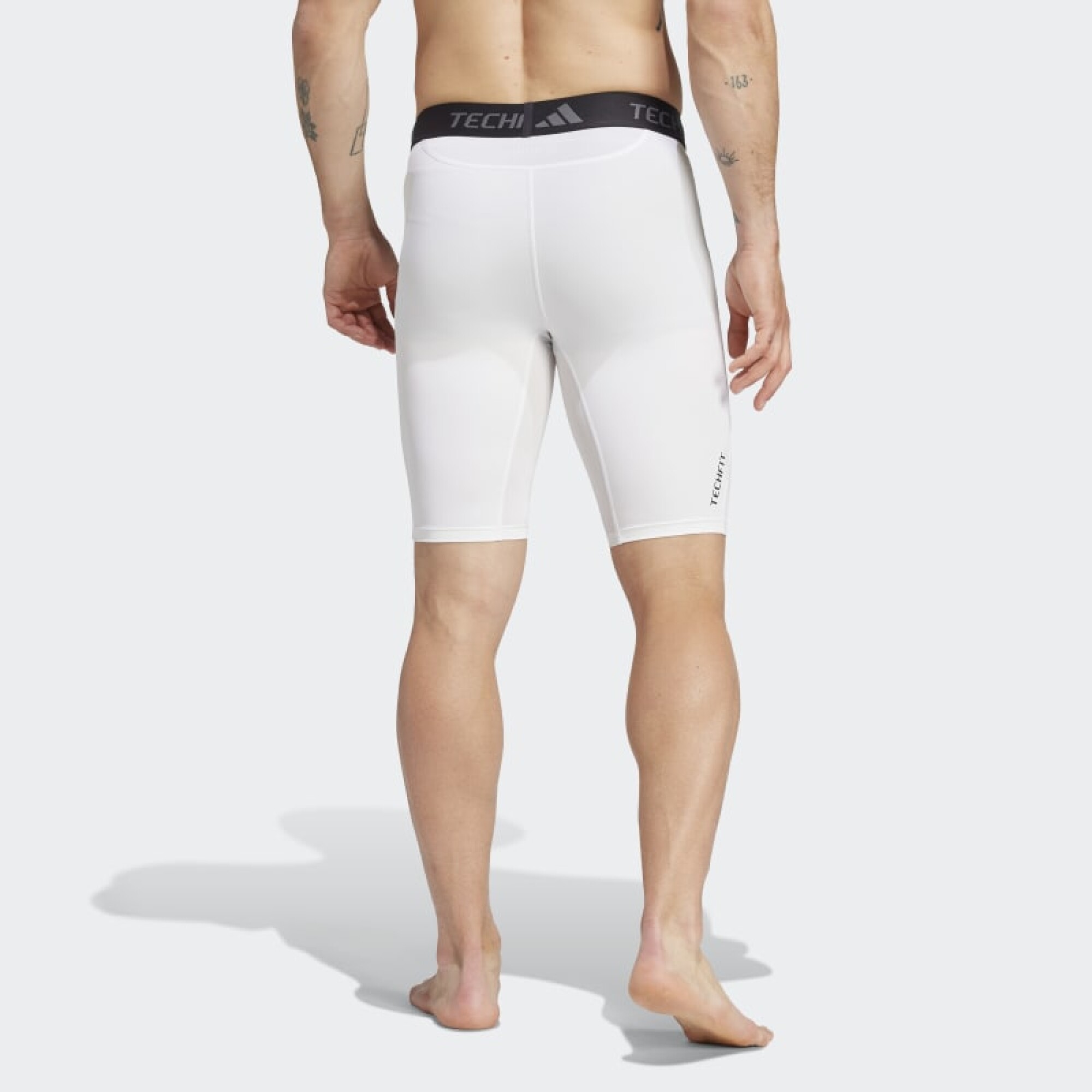 Short Adidas Techfit Compression - Blanco — Fitpoint