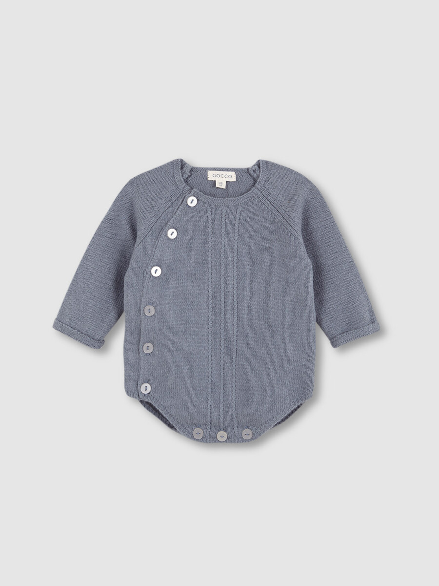 Ranita De Punto Abotonadura Lateral - Verde — Gocco