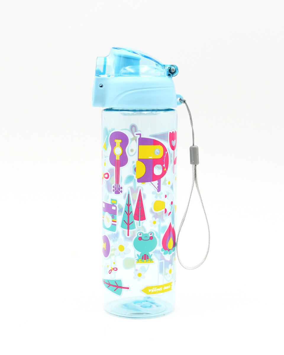 BOTELLA DISEÑO INFANTIL - CELESTE — Guapa