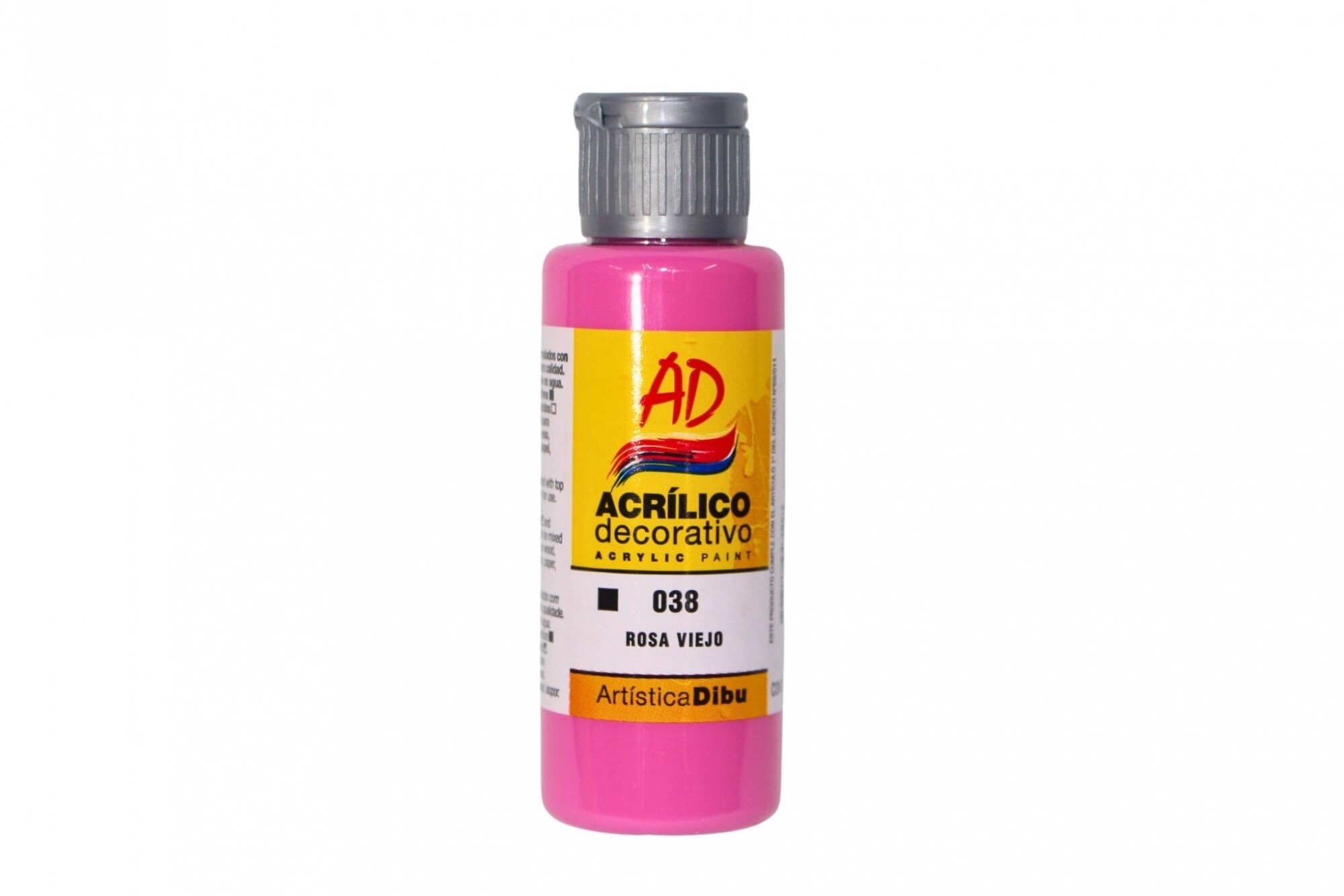 PINTURA ACRILICA ARTISTICA DIBU 60 ML. DIFERENTES COLORES - COLOR ROSA ...