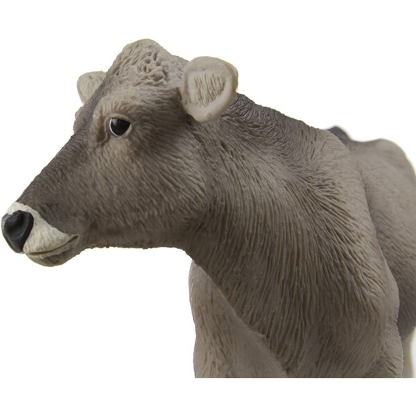 Figura Safari Vaca Suiza Juguete Animal No Tóxico Didáctico — Atrix