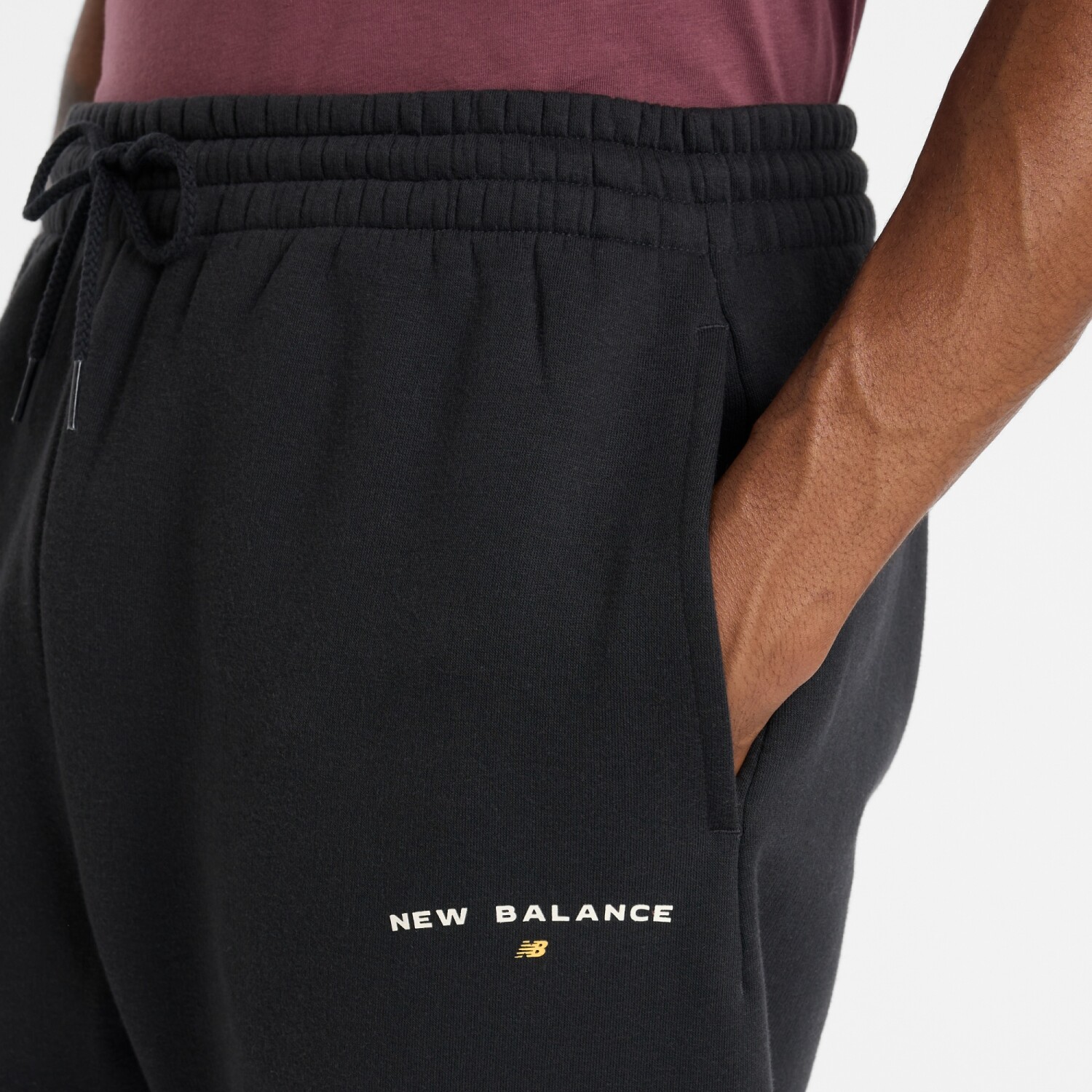 Pantalón New Balance de Hombre -Reimagined Fleece- MP51505BK - BLACK ...