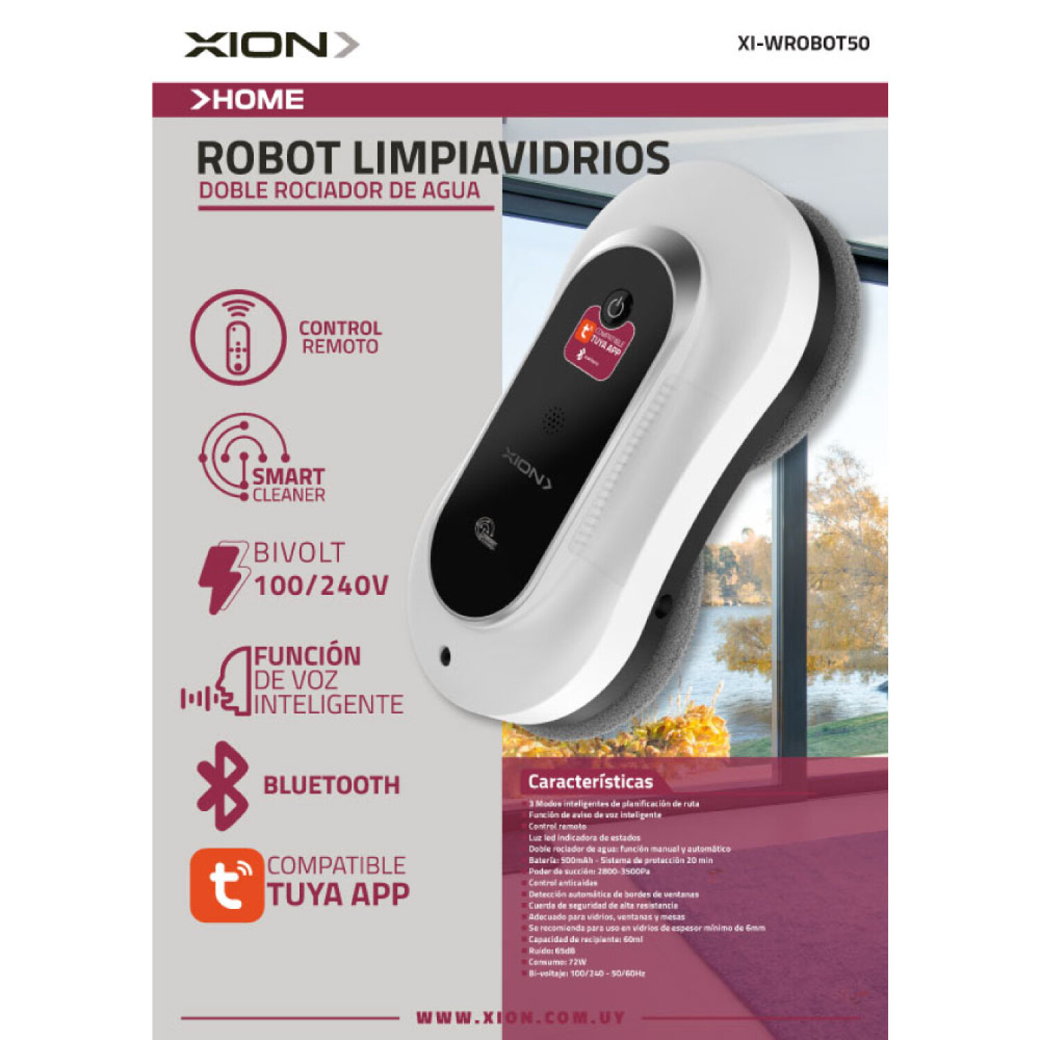smart robot limpiavidrios xion — Joacamar