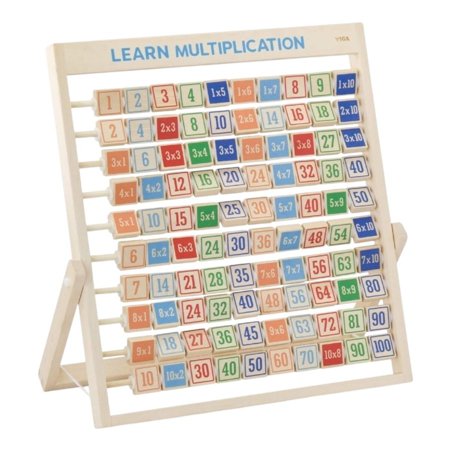 Tabla Multiplicar Madera Viga — AdelEste