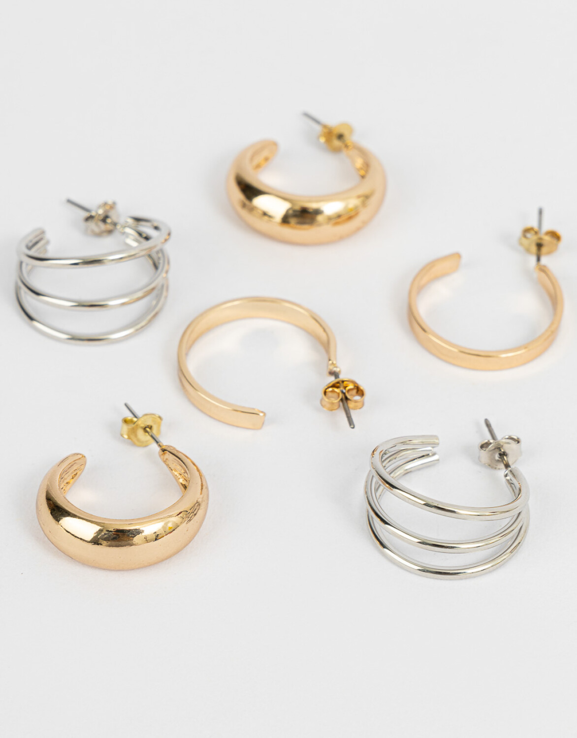 Set De Argollas Metálicas — Todomoda