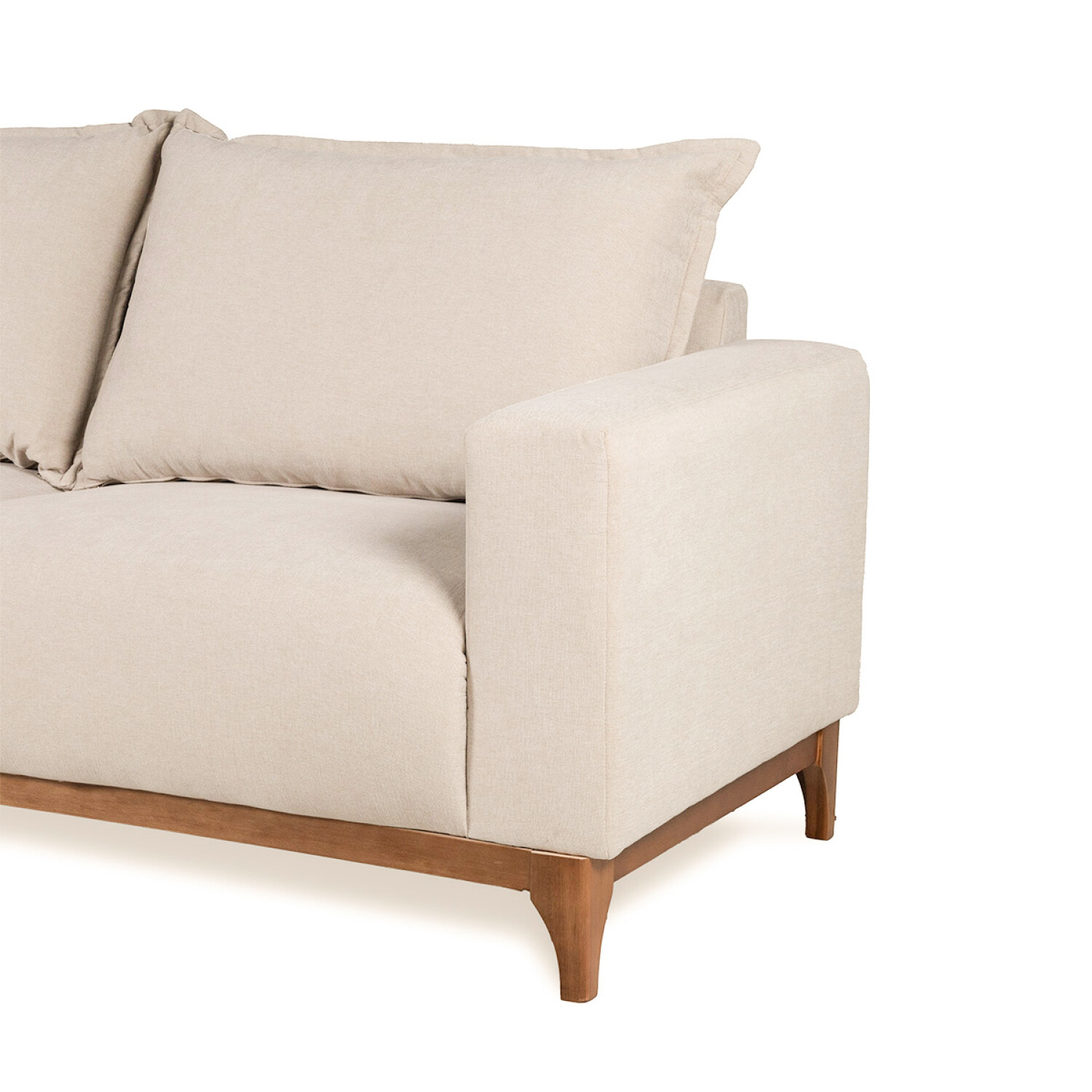 Sofá Oregon - Tela Microfibra - 3 cuerpos - AA-10 (Beige) — NYR Uruguay