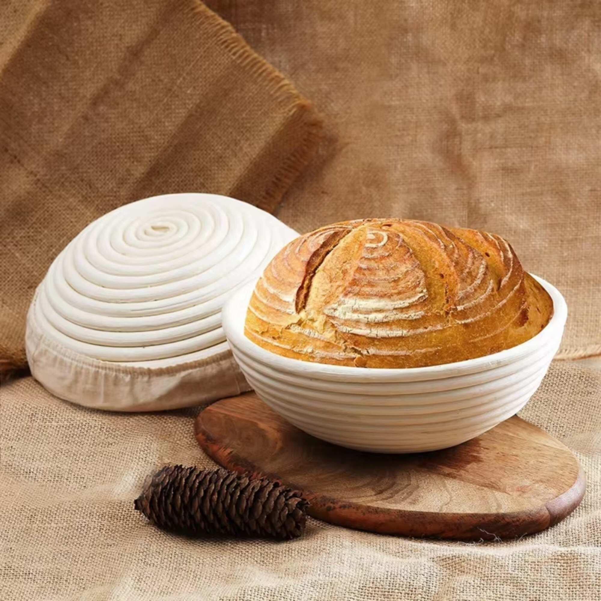 Molde para Pan Banneton Redondo 25 cm Ibili — Amo cocinar